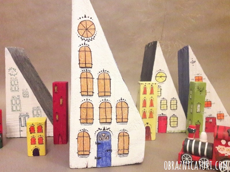 From Trash to Treasure: Block Houses Made from Wood Scraps | GabiRalea ...