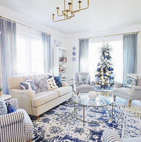 Shop the look: living in alb si albastru | GabiRalea.ro | DIY & Living